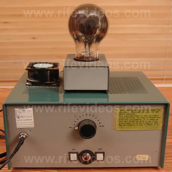 Chapter 16 - John Marsh's 1980's Ray tube Rife Machine